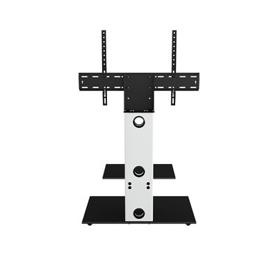 AVF Lesina 70cm Pedestal TV Stand, for TVs 32-65" - Satin White and ...