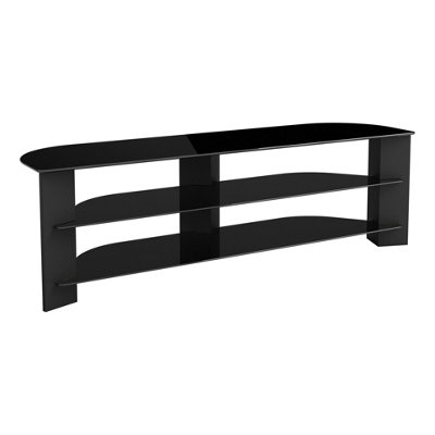 AVF Varano 1.5m Corner TV Stand for TVs up to 75 Black