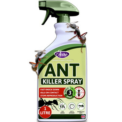 Aviro Ant Killer - Fast Acting Ant Killer Spray for Indoor and Outdoor ...