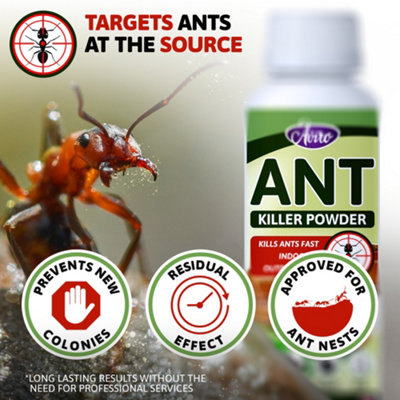 Aviro Ant Killer Powder - Naturally Derived, Pet Friendly Ant Powder ...