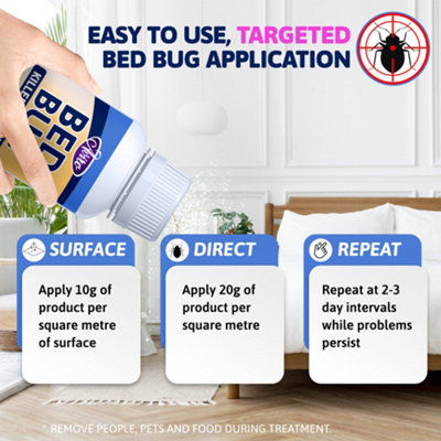 Aviro Bed Bug Killer Powder - Natural Bed Bug Treatment. Bed Bug Powder ...