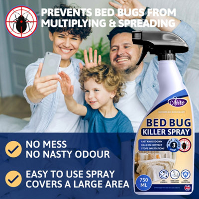 Aviro Bed Bug Spray - Fast Acting Bed Bug Killer for Immediate Control ...