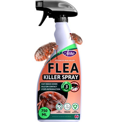 Aviro Flea Killer Spray - Fast Acting Household Flea Treatment for ...