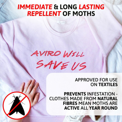 Aviro Moth Killer - Hanging Moth Repellent For Wardrobes & Drawers With ...