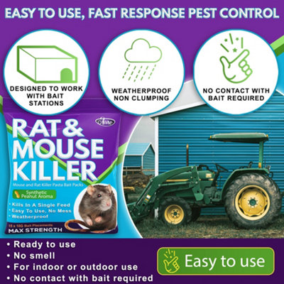 Aviro Rat and Mouse Poison - Maximum Strength Rat Poisoning Blocks. No ...