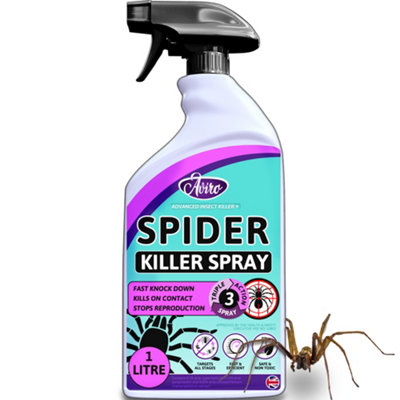 Aviro Spider Repellent - Fast Acting Spider Killer Spray For Immediate Control Against Spiders ...
