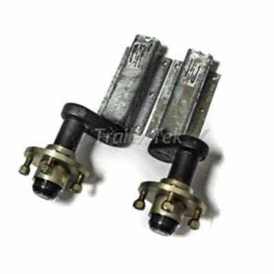 Avonride suspension, extended hubs with 100mm PCD hubs fitted at B&Q