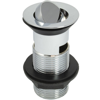 Avora Modern Bathroom Flip Top Brass Basin Sink Waste Plug Slotted 1 1/ ...