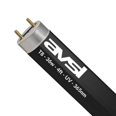AVSL 4ft 36w T8 Blacklight Blue Fluorescent Tube | DIY at B&Q