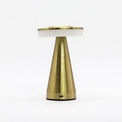 AW Dropship UK Tall Stem Copper Touch Lamp - USB-C Rechargeable LED ...