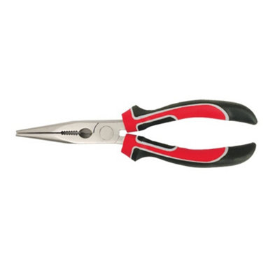 AW Tools Long Nose Pliers Red/Black (160mm)