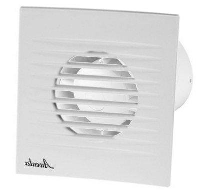 Awenta 100mm Timer RIFF Extractor Fan White ABS Front Panel Wall ...