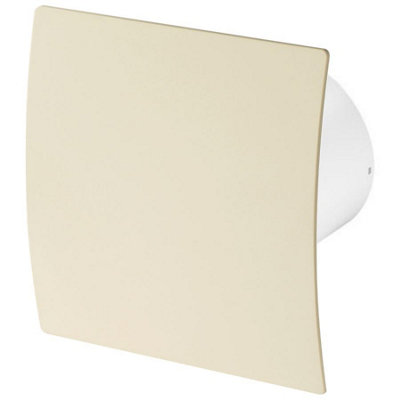 Awenta 125mm Pull Cord Extractor Fan Ecru ABS Front Panel ESCUDO Wall ...