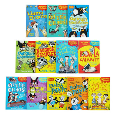 Awesome Animals Series 12 Books Collection Set (Meerkat Madness, Llama ...