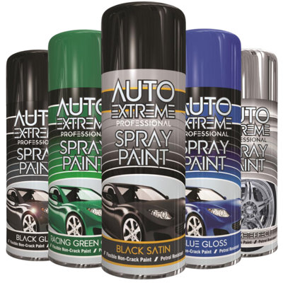 AX Satin Black Enamel 400ml Durable Quick Dry Protective Finish for Indoor and Outdoor Surfaces 1929