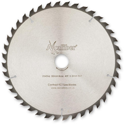 Axcaliber Contract TCT Saw Blade - 254mm x 3.2mm x 30mm 40T