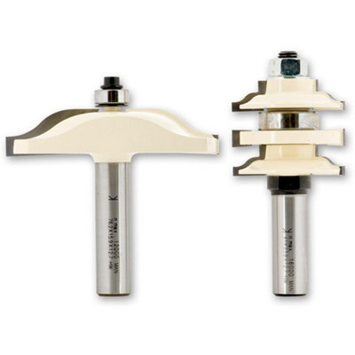 Axcaliber Ogee Kitchen Door Router Cutter Set