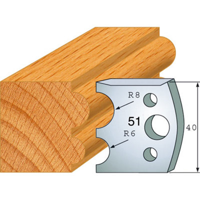 Axcaliber Pair of Profile Euro Cutters - 51