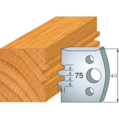 AXCALIBER PAIR OF PROFILE EURO CUTTERS - 75