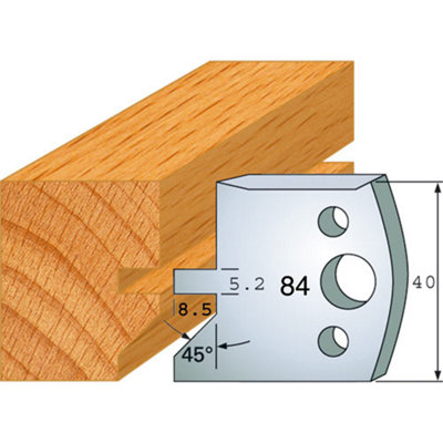 Axcaliber Pair of Profile Euro Cutters - 84