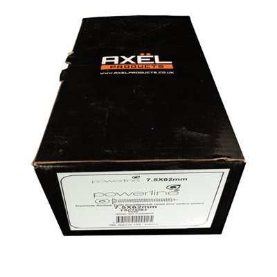 Axel Concrete Frame Screws (Dia) 7.5mm (L) 62mm - Box of 100