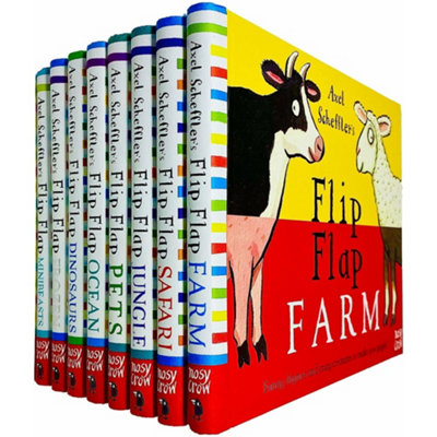 Axel Schefflers Flip Flap Series 8 Books Childrens Collection Set ...