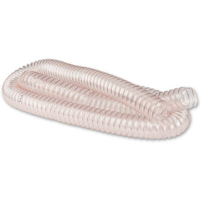 Axminster Clear Lightweight PVC Extraction Hose - 75mm x 2.5m