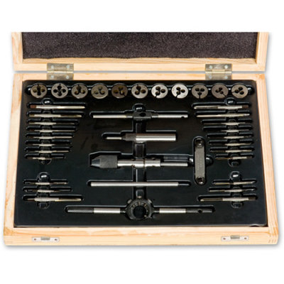 Axminster Engineer Series 0 - 10 BA Tap and Die 38 Piece Set