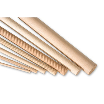 Axminster Workshop 8mm Plain Dowel Length 498mm - Pkt 10