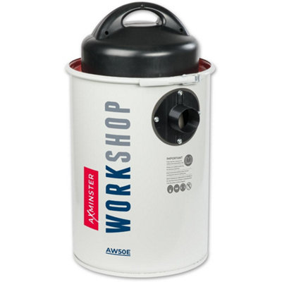 Axminster Workshop AW50E 50L Portable Dust Collector - 230V
