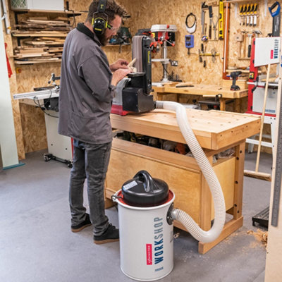 Axminster Workshop AW50E 50L Portable Dust Collector - 230V