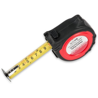 Axminster Workshop Double Sided Measuring Tape - 8m