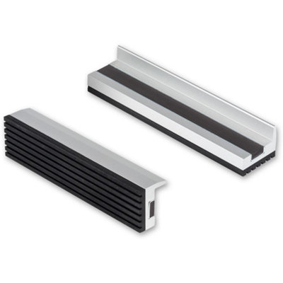 Axminster Workshop Magnetic Rubber Vice Jaw Protector 100mm | DIY at B&Q