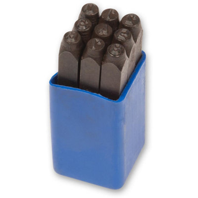 Axminster Workshop Number Punches - 4mm | DIY at B&Q