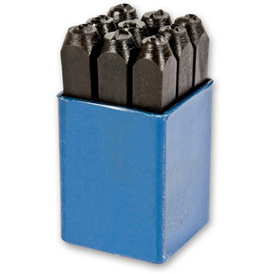 Axminster Workshop Number Punches - 6mm