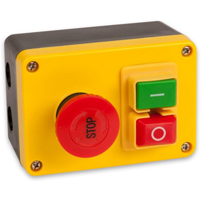 Axminster Workshop NVR Switch 230V 1ph E Stop