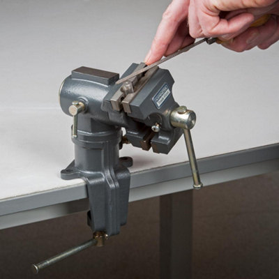 Axminster Workshop Two Jaw Clamp-On Vice 62mm
