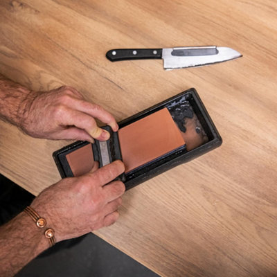 Buy Axminster Workshop Wetstone & Diamond Sharpening Kit at B&Q