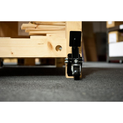 Axminster Workshop Workbench Castors (Pack of 4)