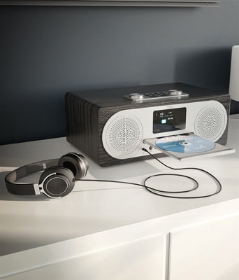 Azatom Clockwood DAB / DAB+ Radio With CD Player, Bluetooth, Alarms ...