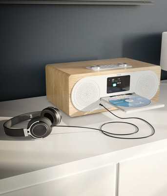 Azatom Clockwood DAB / DAB+ Radio With CD Player, Bluetooth, Alarms ...
