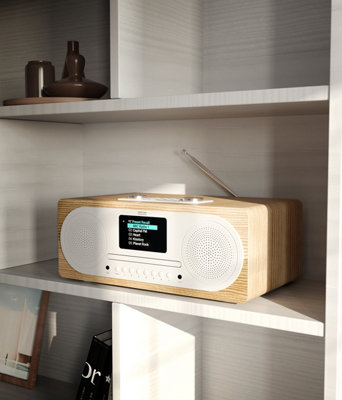 Azatom Clockwood DAB / DAB+ Radio With CD Player, Bluetooth, Alarms ...