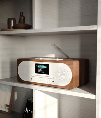 Azatom Clockwood DAB / DAB+ Radio With CD Player, Bluetooth, Alarms ...