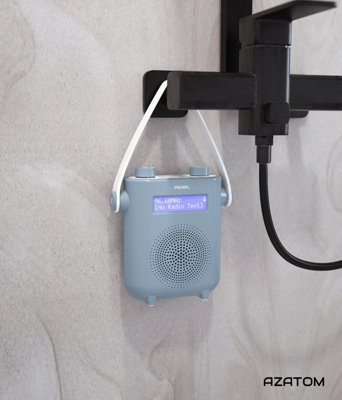 Azatom Pearl DAB / DAB+ Shower Radio With Rechargeable battery ...