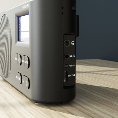 Azatom Solo DAB / DAB+ Radio With Rechargeable battery, Bluetooth ...
