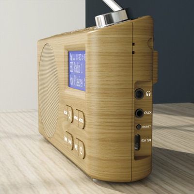 Azatom Solo DAB / DAB+ Radio With Rechargeable battery, Bluetooth ...