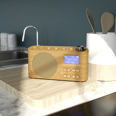 Azatom Solo DAB / DAB+ Radio With Rechargeable battery, Bluetooth ...
