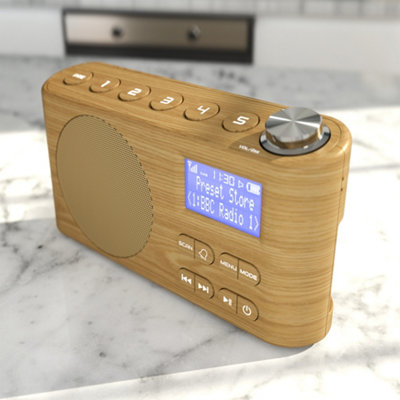 Azatom Solo DAB / DAB+ Radio With Rechargeable battery, Bluetooth ...