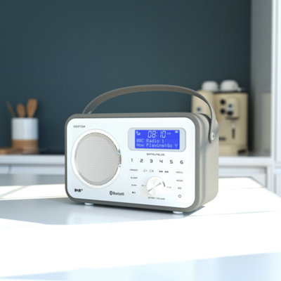 Azatom Spitalfields DAB / DAB+ Radio With Rechargeable battery ...