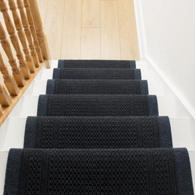 Aztec Blue Stair Runner Carpet Runner Rug